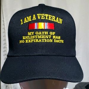 Accessories | Military I Am A Veteran My Oath Of Enlistment Hat | Poshmark